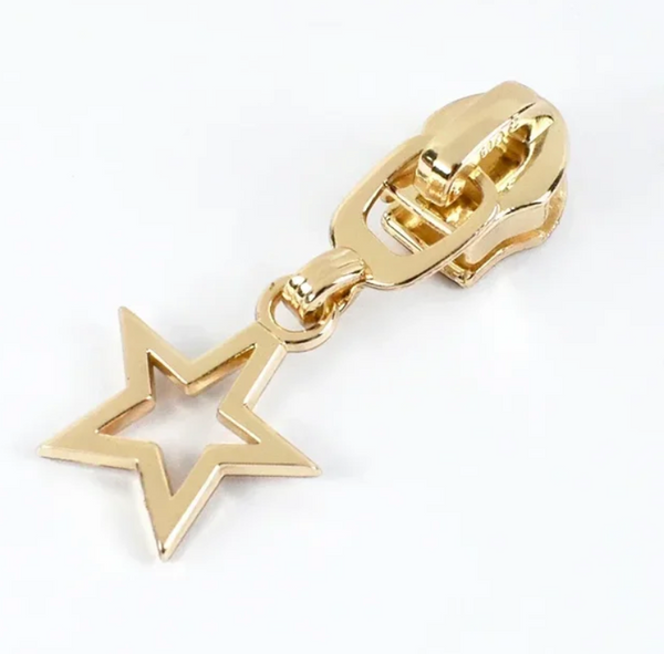 Star Zipper Puller - Gold – Materialism